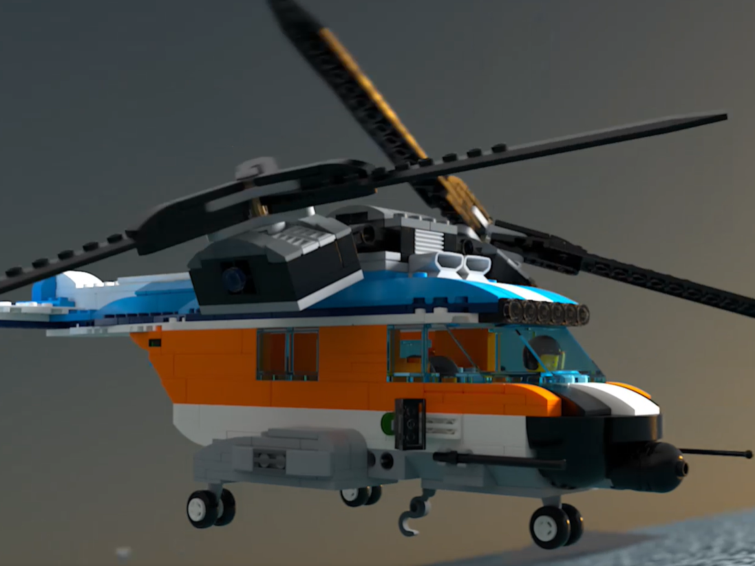 Twin-Rotor Helicopter 31096 | Creator 3-in-1 | Buy online at the ...