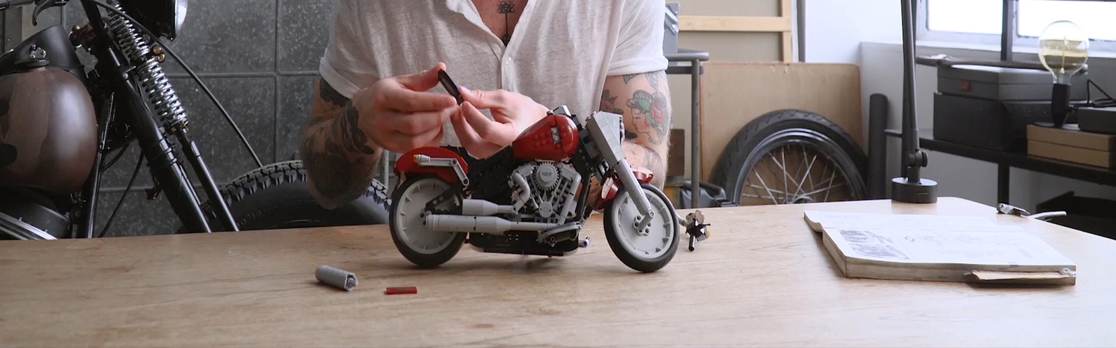 Harley-Davidson® Fat Boy® | LEGO® Creator Expert | Official LEGO® Shop US