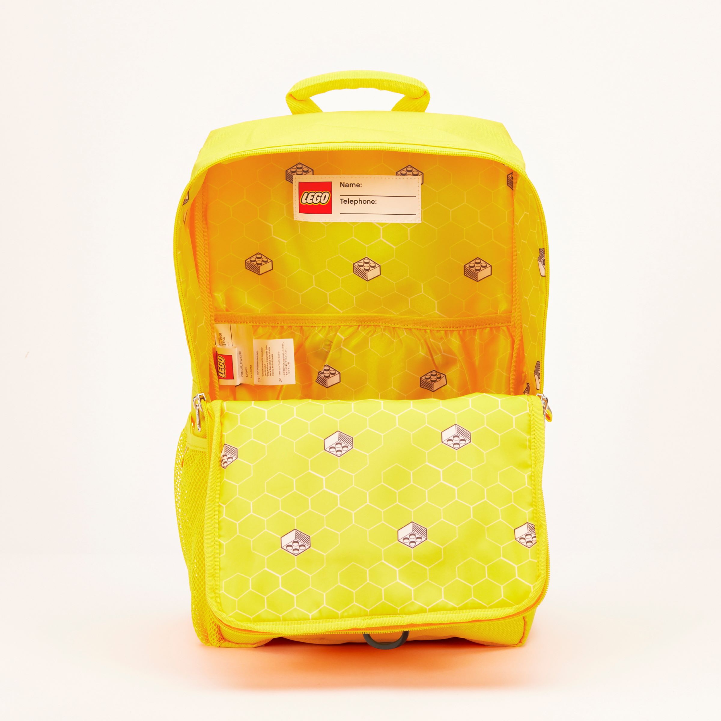 Yellow Lego Brick Backpack