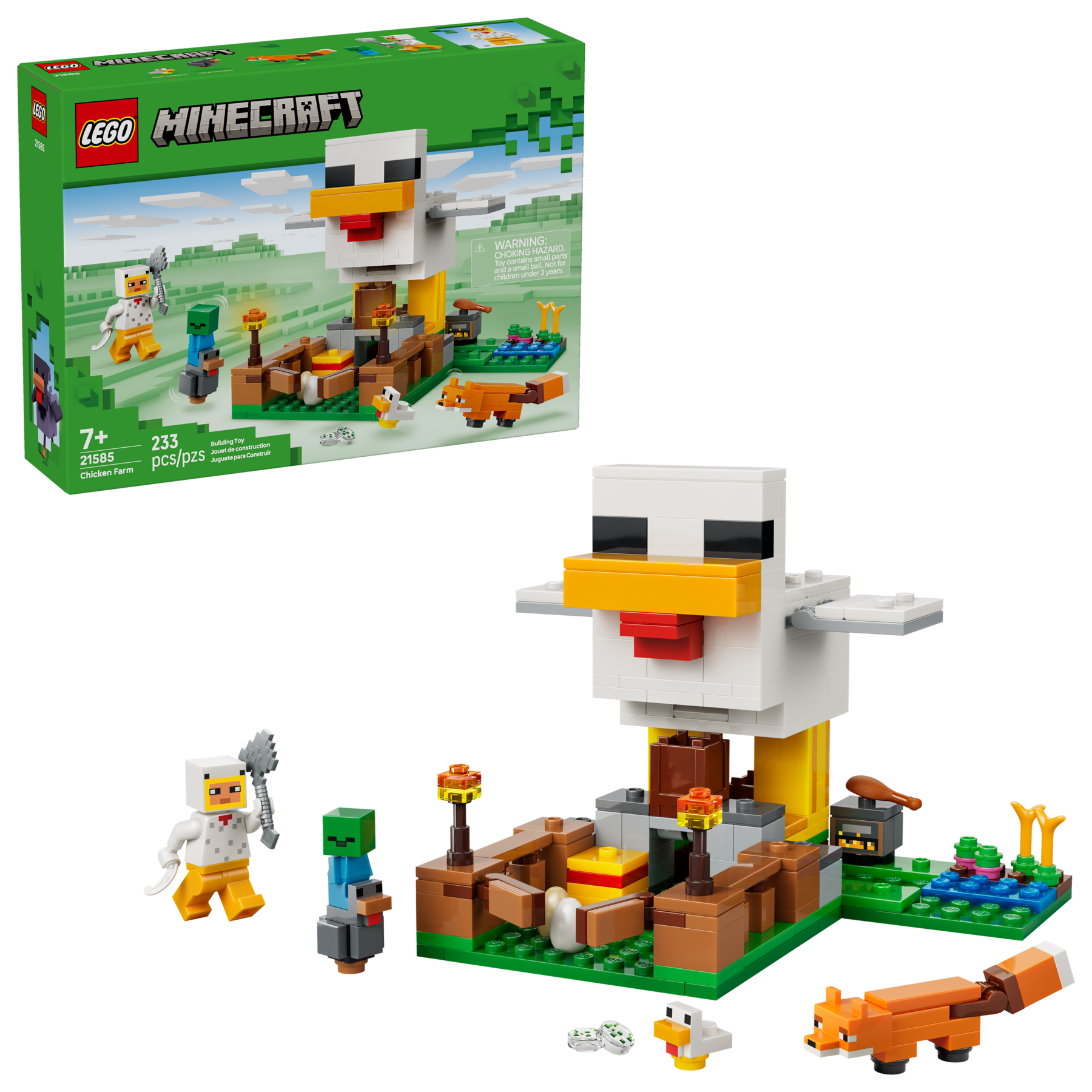 Chicken Farm 21585 | Minecraft® | Buy online at the Official LEGO® Shop HU