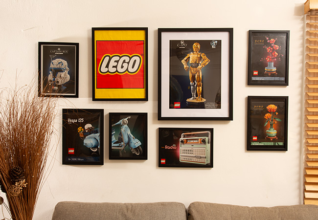 Turn your LEGO® Set Box into Stunning Wall Art | Official LEGO® Shop BE