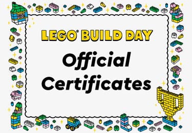 free printable lego certificate