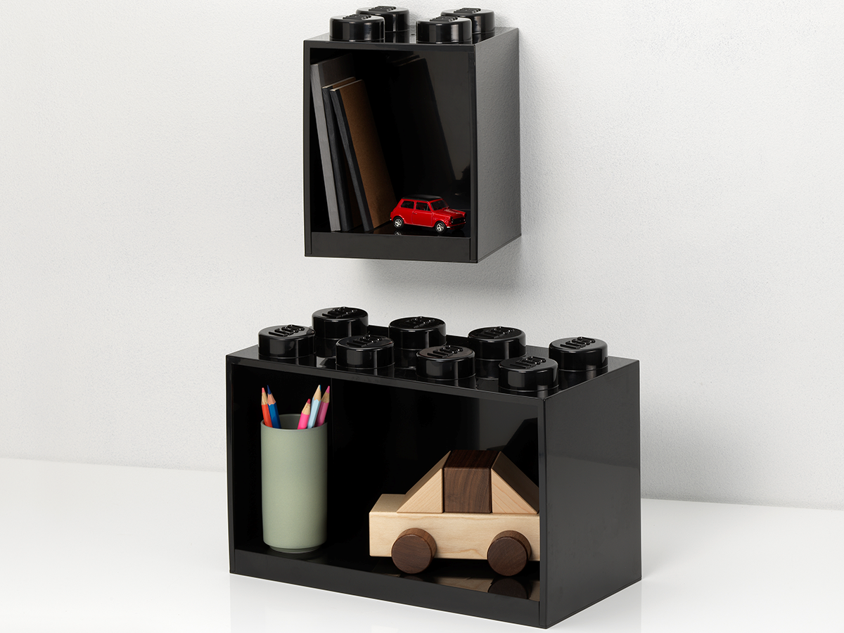 Brick Shelf Set – Black 5006924 | Other | Buy online at the Official ...