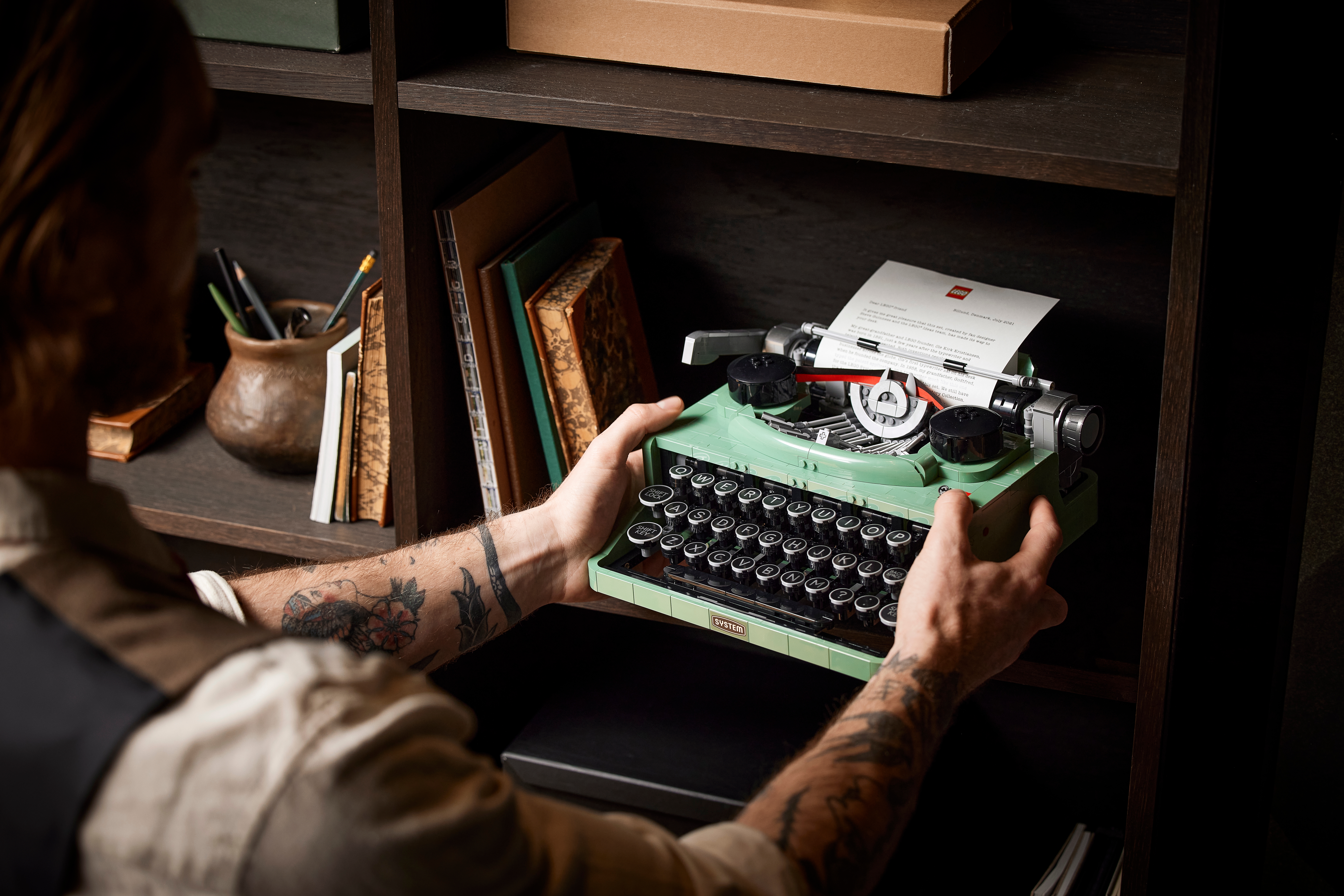 How to beat writer’s block with the new LEGO® Ideas Typewriter ...