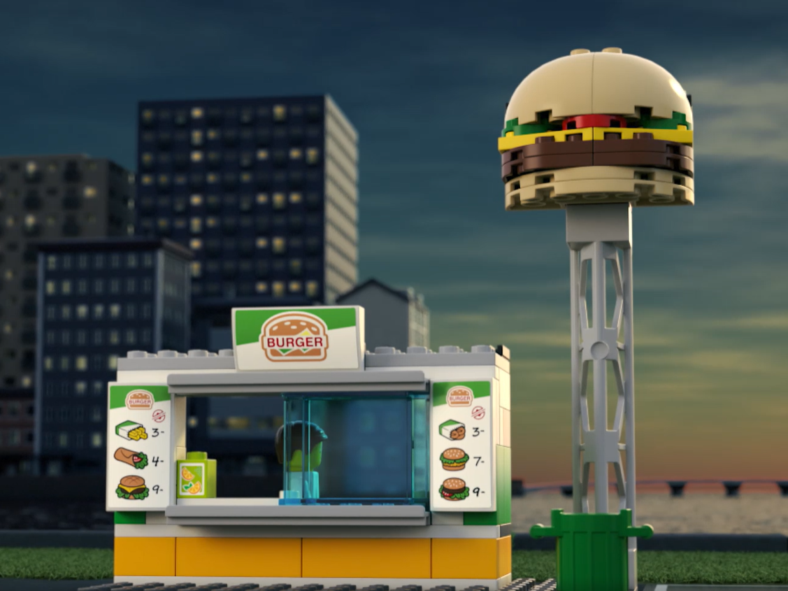 Burger Bar Fire Rescue 60214 | City | Buy online at the Official LEGO ...