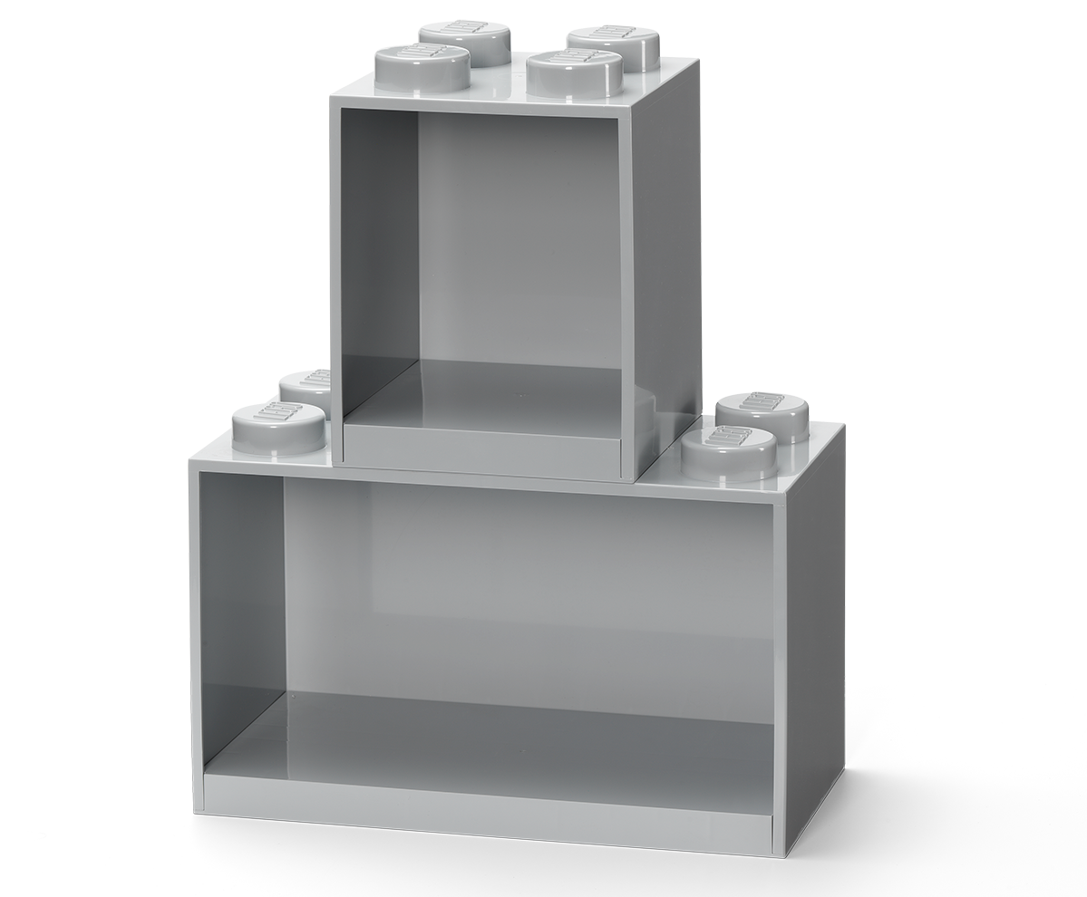 Grey Lego Brick Wall