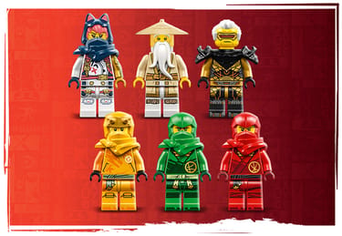 Includes 6 minifigures