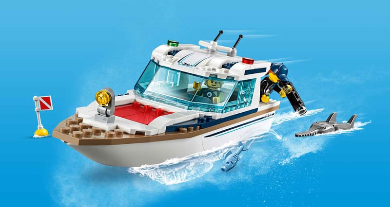 Starten Sie den Motor und fahren Sie mit den starken LEGO® City ...