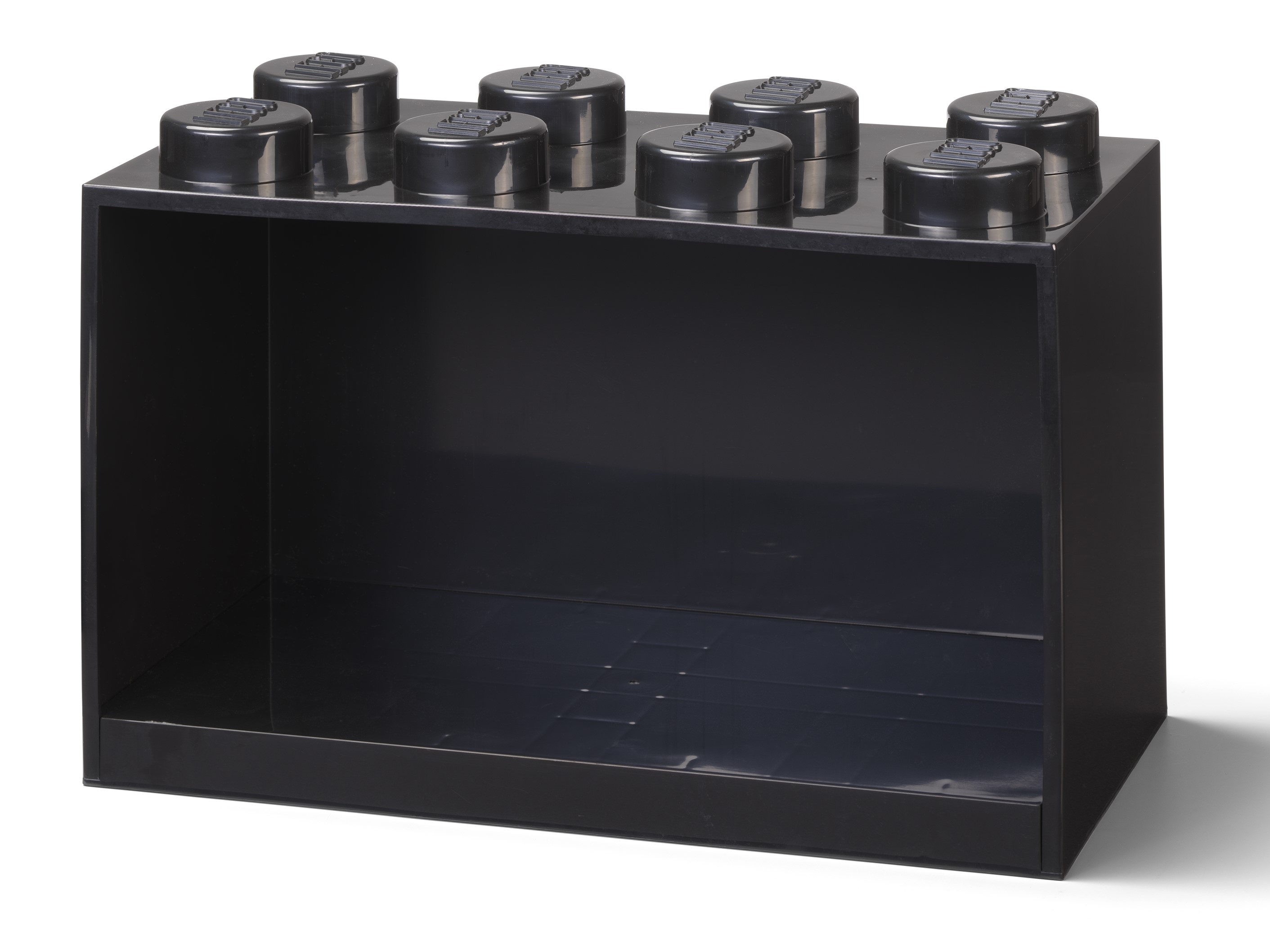 8-Stud Brick Shelf – Black 5006610 | Other | Buy online at the Official ...