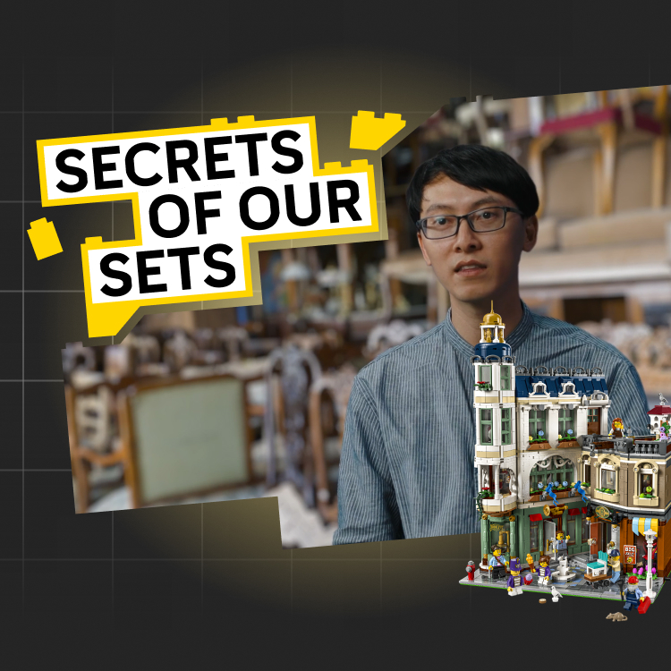 Secrets of Our Sets: LEGO® Icons Shopping Street | Official LEGO® Shop GB