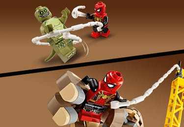 lego marvel lizard set