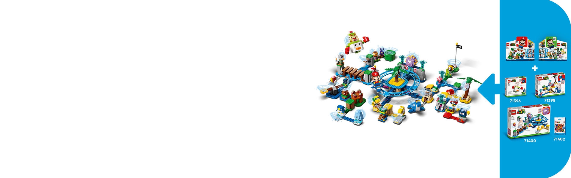 LEGO 71400 SIUPER MARIO Big Urchin Beach Ride Expansion Set - The Model ...