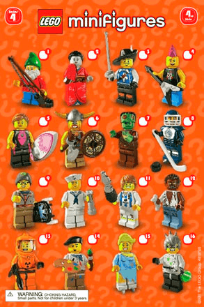 Lego Series 4 Minifigures