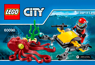 LEGO® Bauanleitung:Tiefsee-Tauchscooter 60090