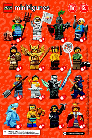 Minifiguras Lego Serie 15