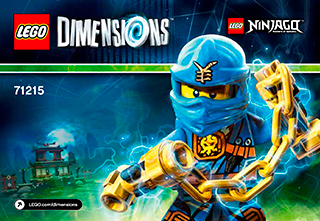 Construction manual:LEGO® DIMENSIONS™ Jay Fun Pack 71215