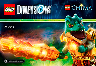 Construction manual:LEGO® DIMENSIONS™ Cragger Fun Pack 71223