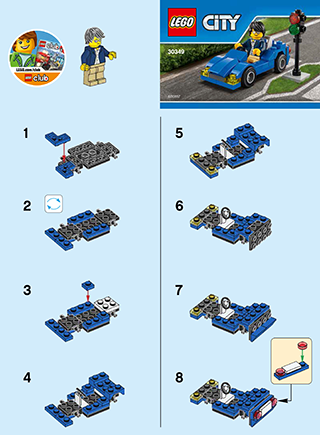 LEGO® Bauanleitung:Sports Car 30349